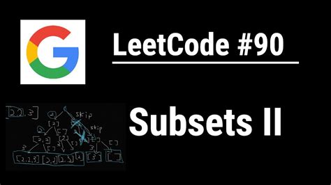Subsets Ii Leetcode 90 With Python Programming Youtube