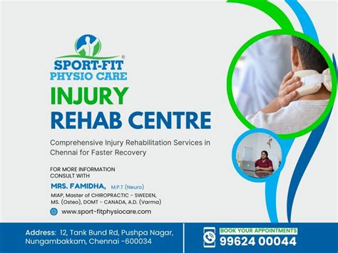 Sports Injury Treatment Rehabilitation Centre In Chennai