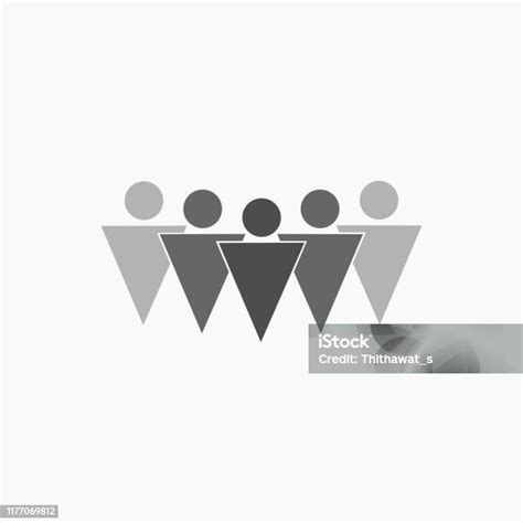 비즈니스 사람들 그룹 아이콘 흰색 배경에 격리 관리자 및 직원과 비즈니스 서명 조직 팀워크 비즈니스 리더 및 직원 리더십 개념 경영자에 대한 스톡 벡터 아트 및 기타 이미지