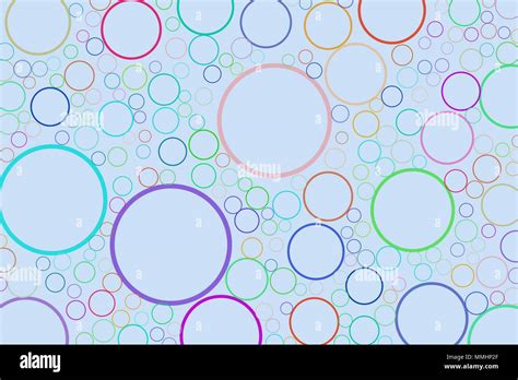 Conceptual Background Circles Bubbles Sphere Or Ellipses Pattern For Design Vector