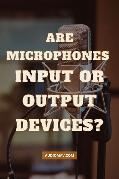 Are Microphones Input Or Output Devices