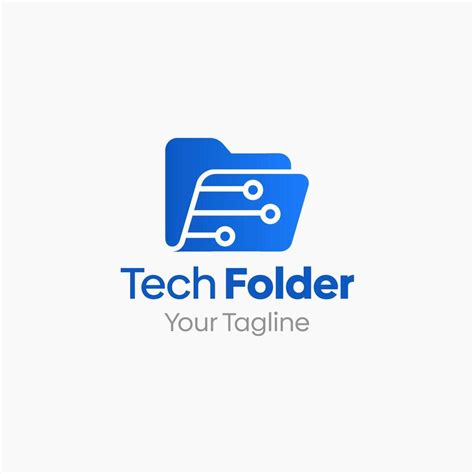 Tech Folder Logo Design 50464397 Vector Art At Vecteezy