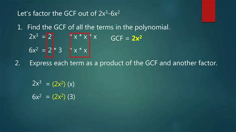 Factoring By Gcf Part Nd PPT
