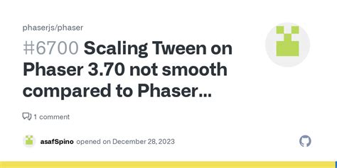 scaling tween on phaser 3 70 not smooth compared to phaser 3 60 · issue