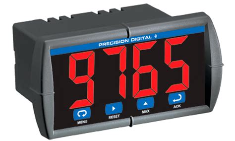Pd765 Trident Process And Temperature Digital Panel Meter Standard Display Carbon Controls Ltd
