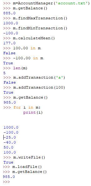 python implement a container class called