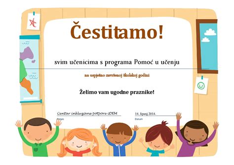Čestitka Učenicima Idem