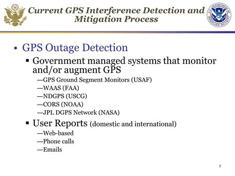 Ppt Domestic Space Based Pnt Interference Detection And Mitigation