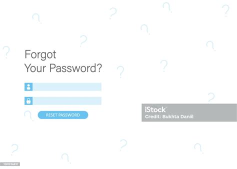 방문 페이지 일러스트 디자인은 사람들이 그녀의 암호를 잊어 버렸습니다 이 디자인은 웹 사이트 방문 페이지 Ui에 사용할 수 있습니다 0명에 대한 스톡 벡터 아트 및 기타
