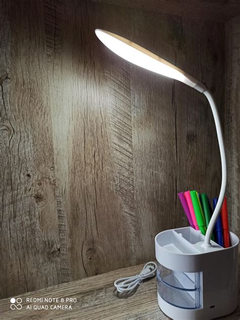 Гибкая Настольная LED Лампа с Сенсорной Регулировкой Яркости — Купить ...
