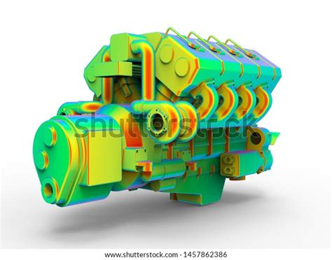 3d Rendering Finite Element Analysis 스톡 일러스트 1457862386 Shutterstock