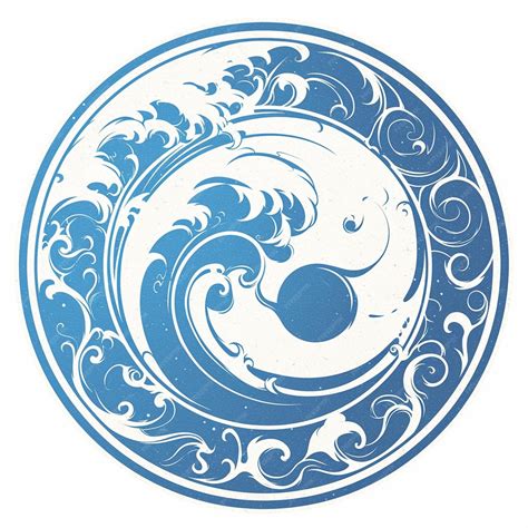 Eight Trigrams Around Taiji Symbol Premium Ai Generated Vector