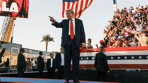 Trump Hits Coachella Campaigning Once Again In A Blue State The New
