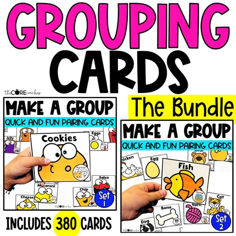 Classroom Management Grouping Cards