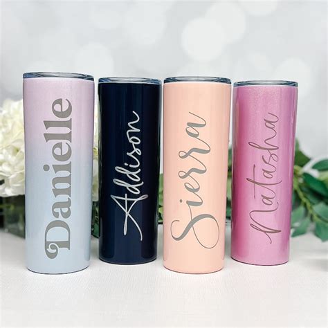 Personalized First Name Tumbler Laser Engraved Custom Tumbler