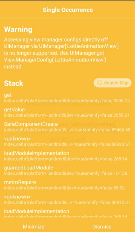 New Warning While Upgrading To RN Issue Lottie React Native Lottie React Native