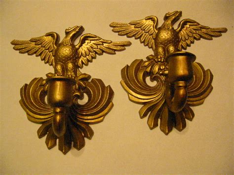 Sexton Eagle Mid Century Metal Candle Sconces For Sale Classifieds