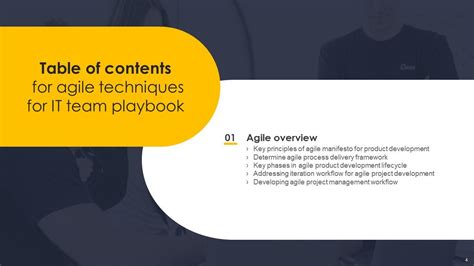 Agile Techniques For IT Team Playbook Powerpoint Presentation Slides PPT Presentation