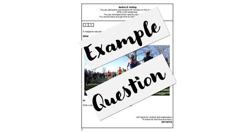 AQA Language Paper 1 Examples Of Question 5 Teaching Resources