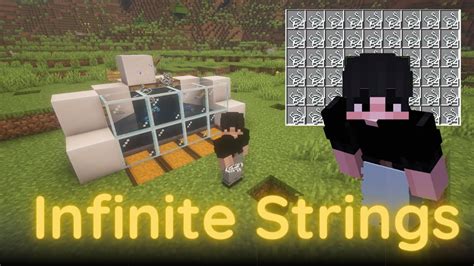 Infinite String Farm In Minecraft 1 21 🔄 Easy Automatic String Farm Tutorial Youtube