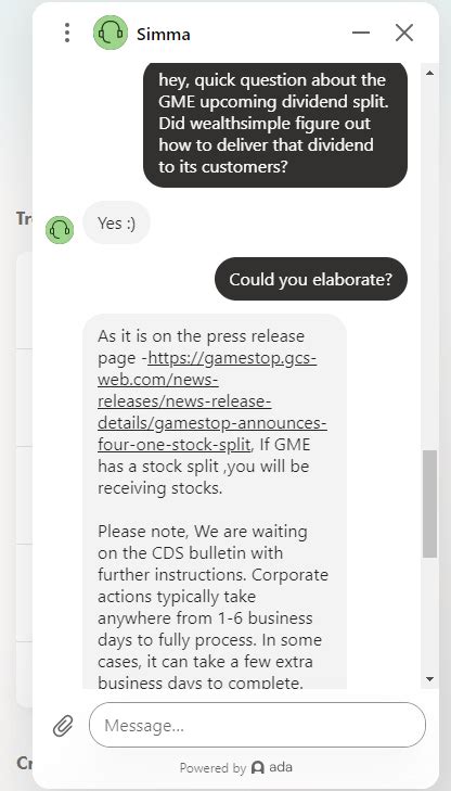 My Conversation With A Ws Agent Need To Know If The Questions Were Correct Or If They Werent