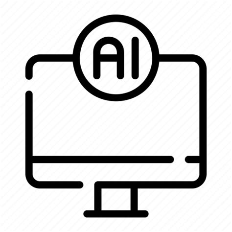 Computer Futurist Ai Science Fiction Artificial Intelligence Icon Download On Iconfinder