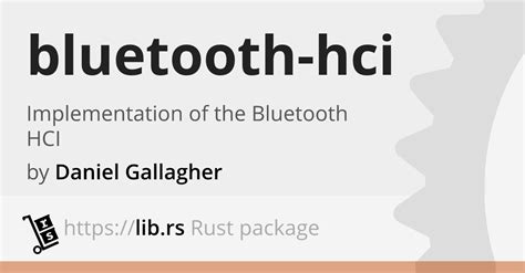 Bluetooth Hci — Rust中的嵌入式开发 Librs