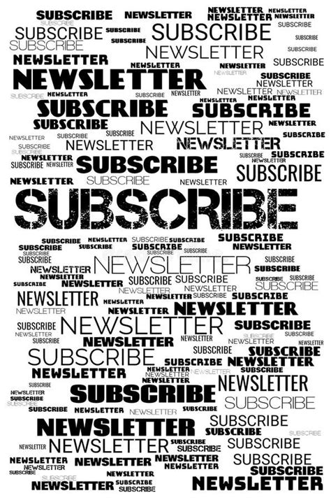 Newsletter Subscribe Form For Web And Mobile Stock Vector Illustration Of Register Form