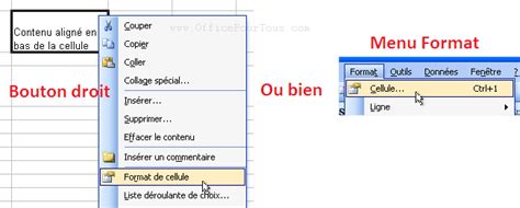Centrer Verticalement Le Contenu Dune Cellule Excel Officepourtous