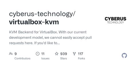 Github Cyberus Technologyvirtualbox Kvm Kvm Backend For Virtualbox