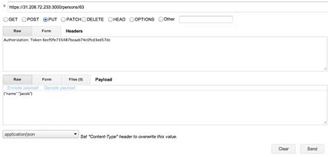 Objective C Ios Json Put Request With Token Stack Overflow