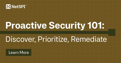 Proactive Security 101 Discover Prioritize Remediate