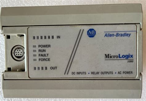 Allen Bradley Micrologix 1000 Plc 1761 L10bwa Dc Input Relay Output Everything Else