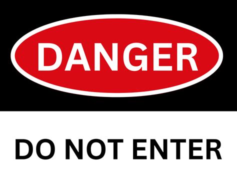 No Access Signs Printable Templates Free Pdf Downloads