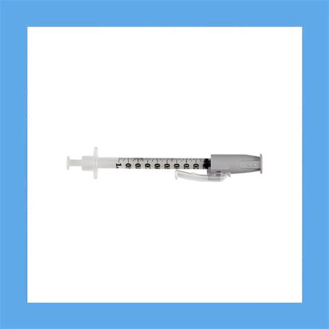 Safetyglide Tb Syringeneedle 27gx12 1cc Gray Safety Low Dead