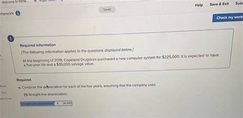 Solved Help Save Exit Sub Saved Mework I Check My Work Chegg Com