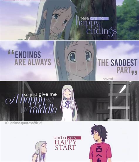 Anohana Quotes