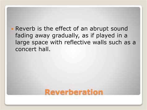 Compare And Contrast An Algorithmic And Convolution Reverb PPTX Audio Production Content