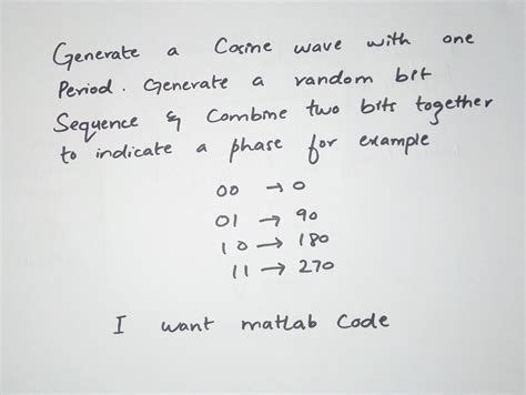 Solved I Want This To Be Implement In Matlab I Want A Code