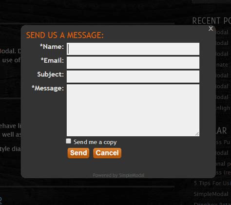 Top Newest JQuery Popup Window Plugins Learning JQuery