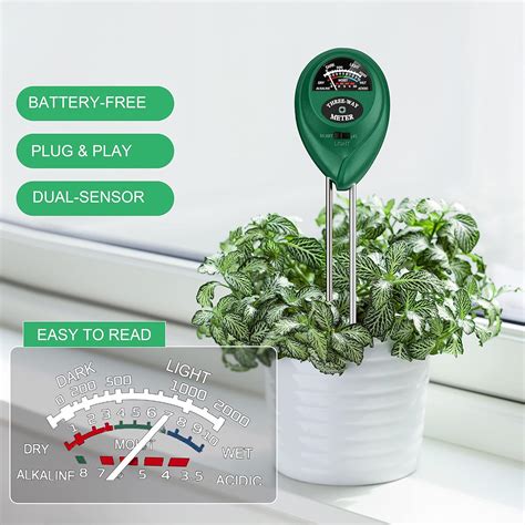 Buy Soil Moisture Meter Moisture Meter For House Plants 3 In 1 Soil