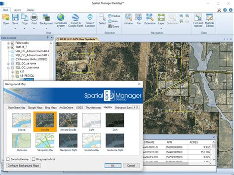 Spatial Manager Desktop Features