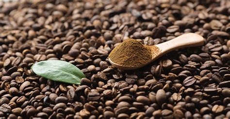 기치 카페와 레스토랑의 메뉴 커피 콩과 나무 숟가락에 갈은 커피 클로즈업 텍스트공간을 복사합니다 뜨거운 음료와 광고의 개념 0명에 대한 스톡 사진 및 기타 이미지 Istock