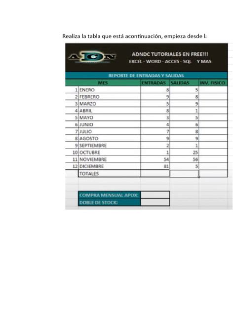 Operaciones Básicas Excel Pdf