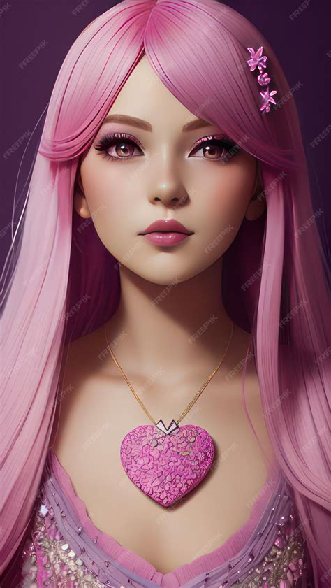 Premium Ai Image Barbie Doll Anime Cute Blond Girl And Boy Trendy