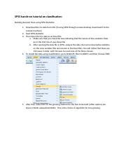 Building Decision Trees Using SPSS Statistics Docx SPSS Hands On Tutorial On Classification