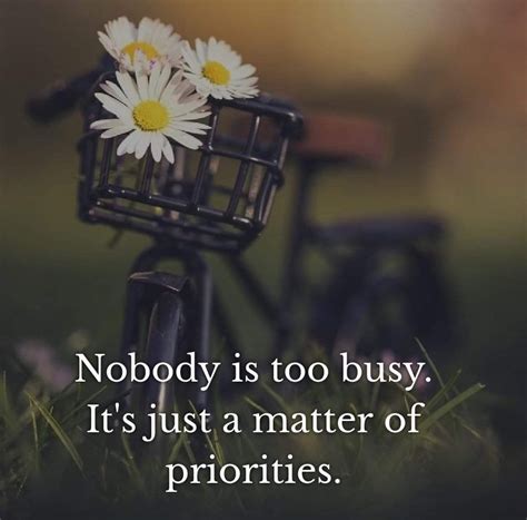 Busy And Priority Quotes