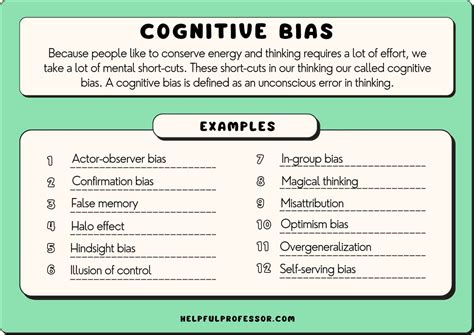 What Is Cognitive Bias Definition Examples Weje Io