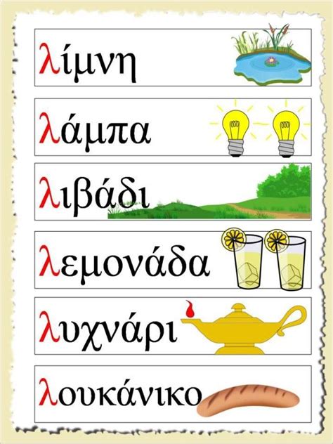 Εικονογραφημένες καρτέλες ανάγνωσης Υλικό για παιδιά της Α δημοτικ… Greek Language Learning