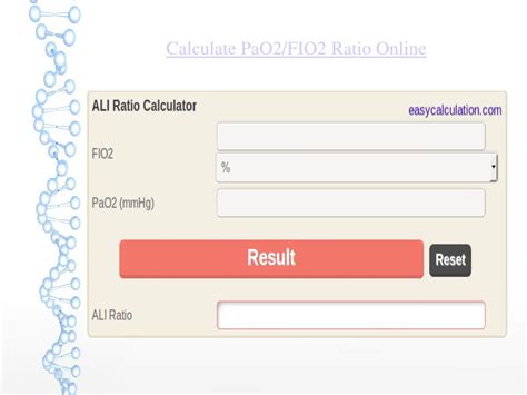 Ppt Fio2 Calculation Fraction Of Inspired Oxygen Powerpoint